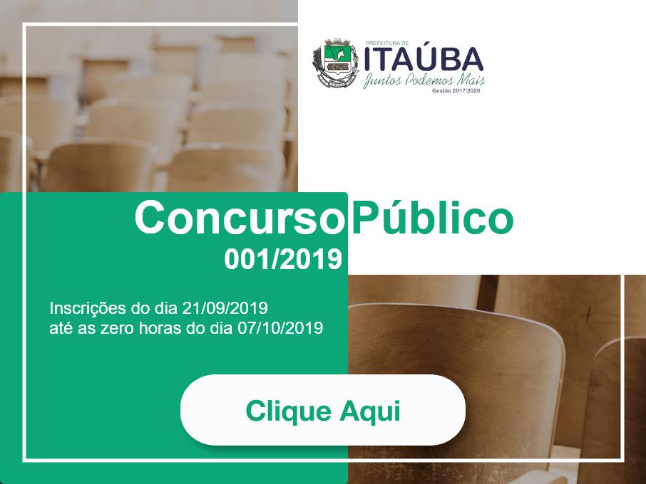 Página Principal - Prefeitura Municipal de Itaúba
