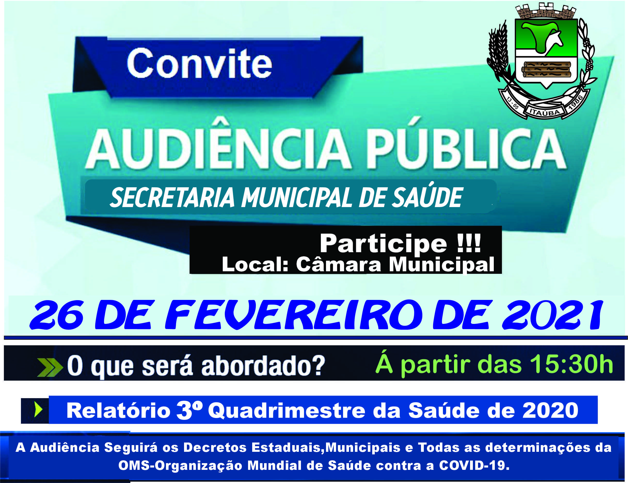 Página Principal - Prefeitura Municipal de Itaúba